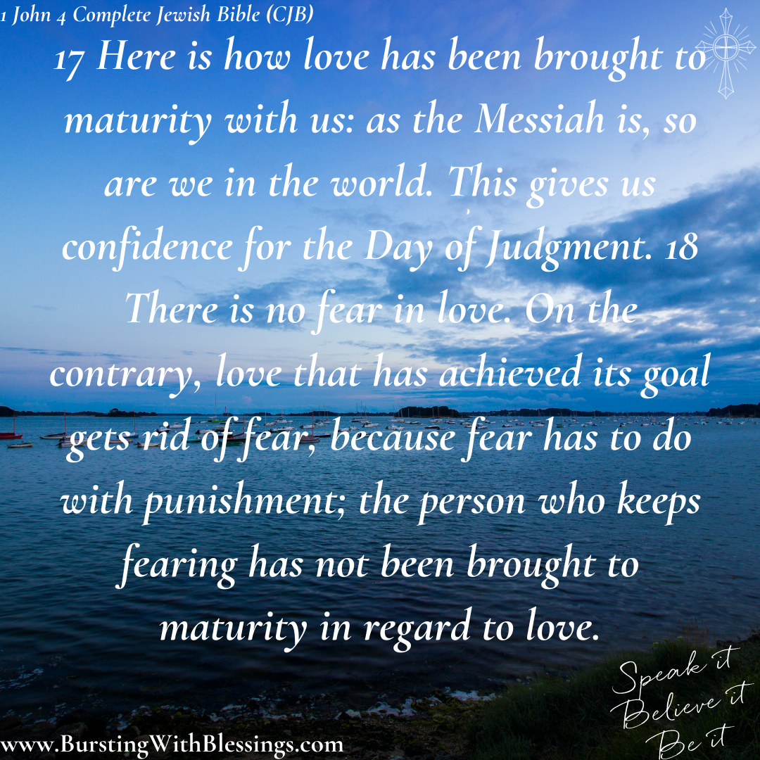 How To Stop Fear Devotional 1 John 4 17 18