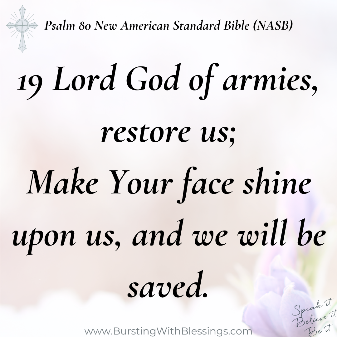 How To Have Restoration & Redemption: Devotional Psalm 80:19