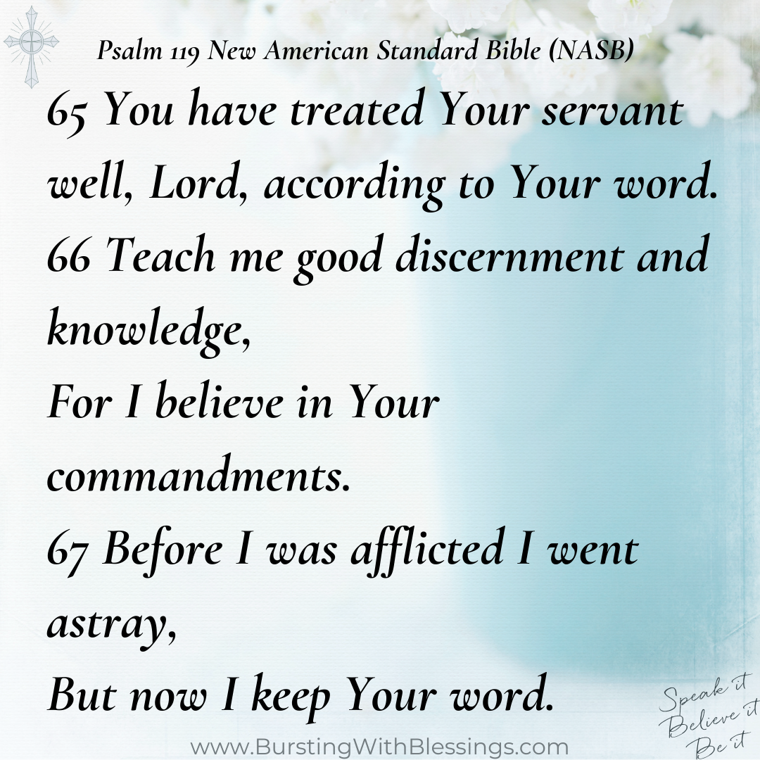 How To Grow Through Hardship: Psalm 119:65-67