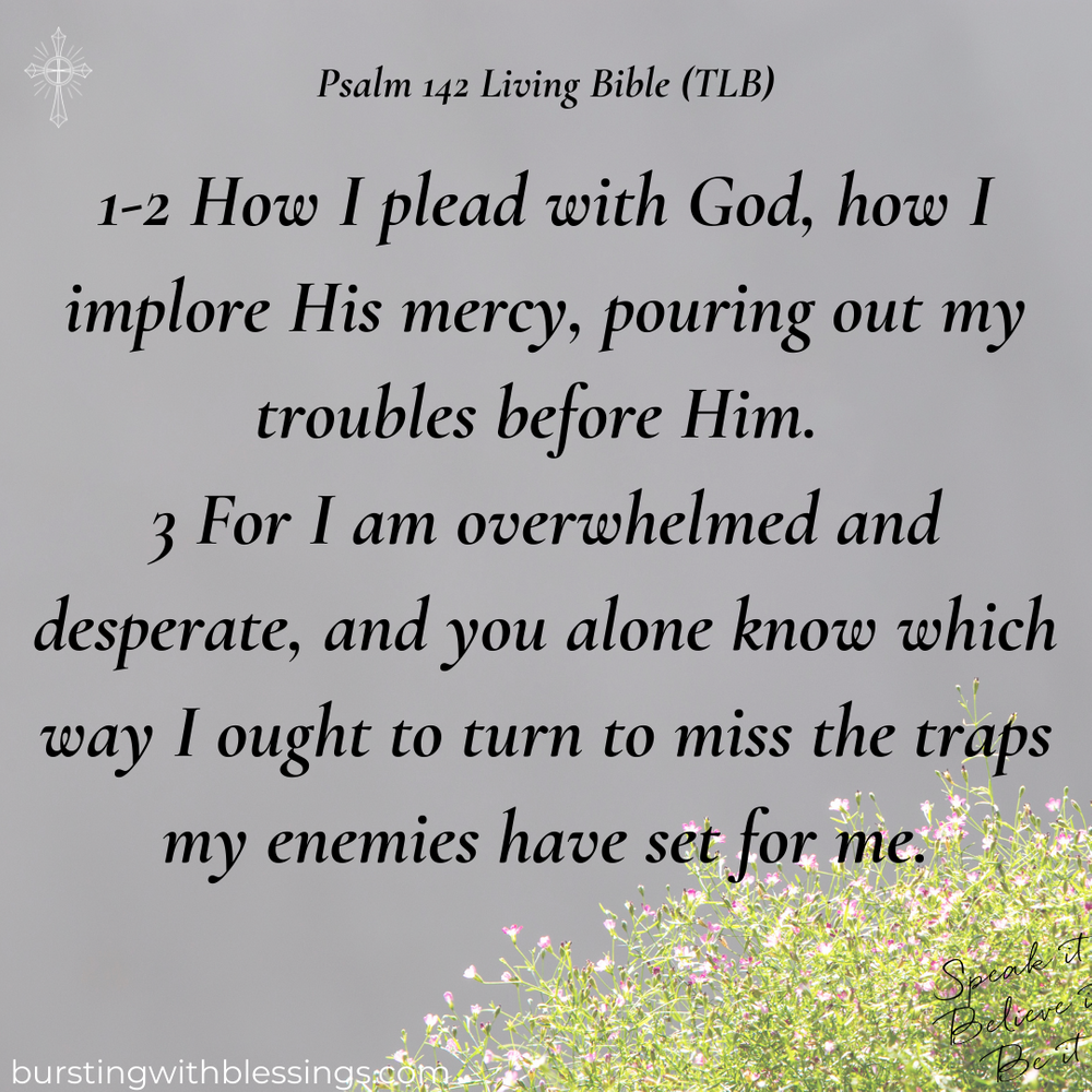 How To Walk By Faith: Devotional Psalm 142:1-3 How To Walk By Faith: Devotional Psalm 142:1-3