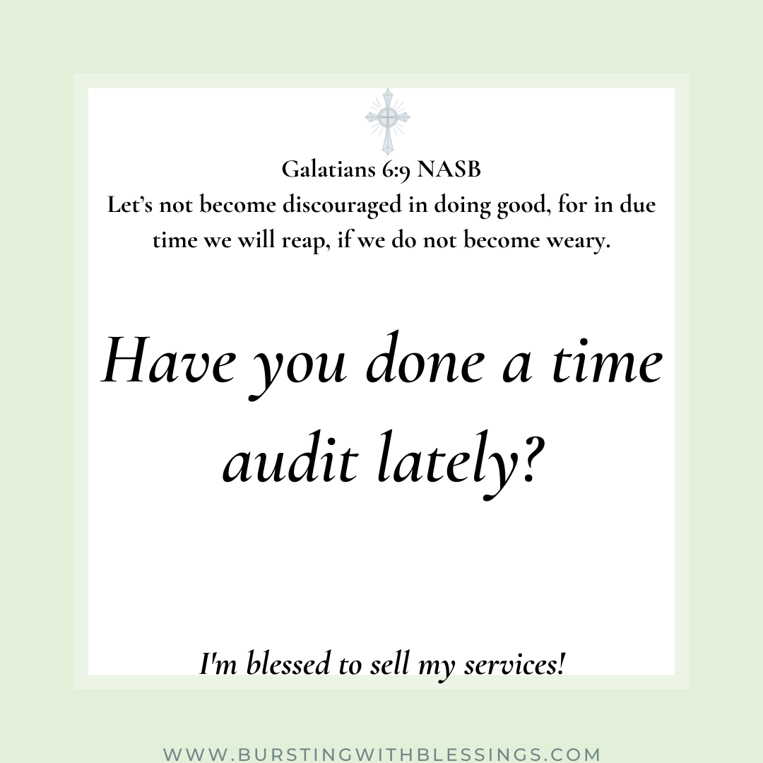 How & Why To Do A Time Audit