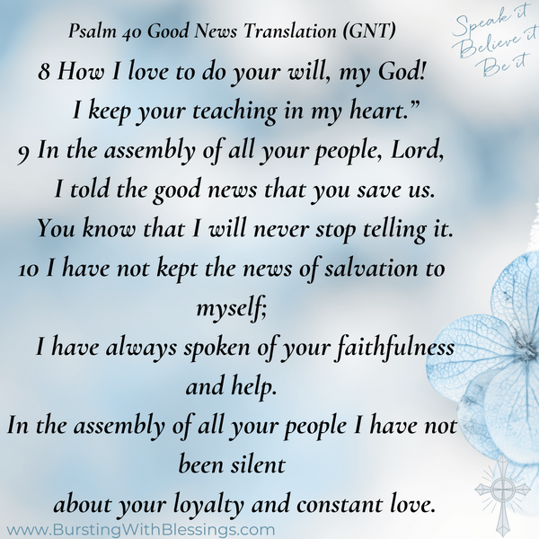 God s Constant Love Is Our Why Devotional Psalm 40 8 10